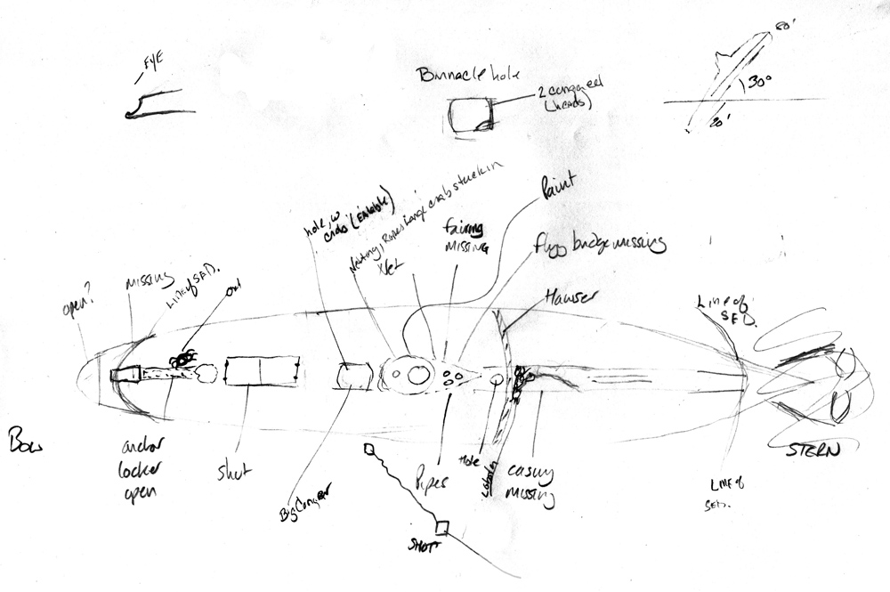 Underwater Sketching